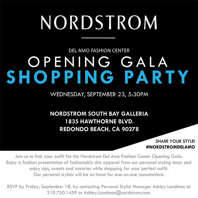 Shopping Party - Join us to shop for your Gala outfit